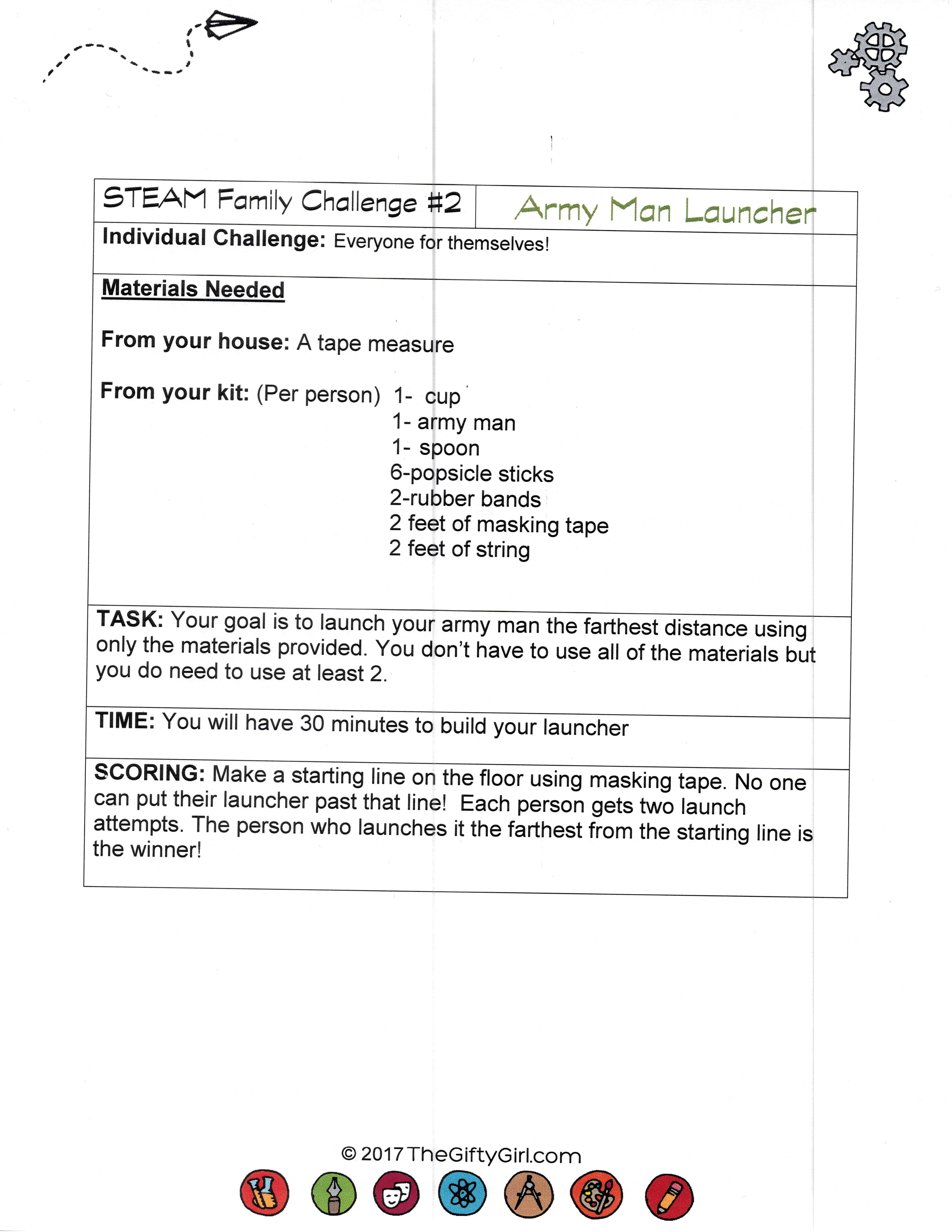 STEM Gift: Family Challenge Box ~ The Gifty Girl